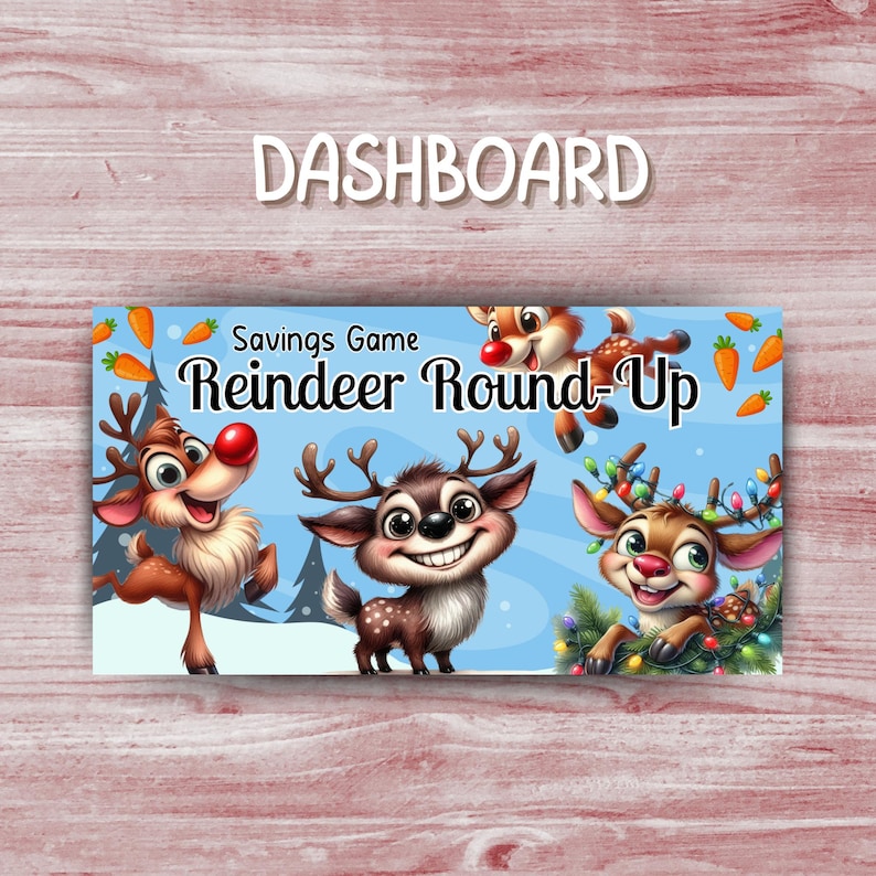 Customizable Christmas Savings Challenge Printable Budget Game Winter ...