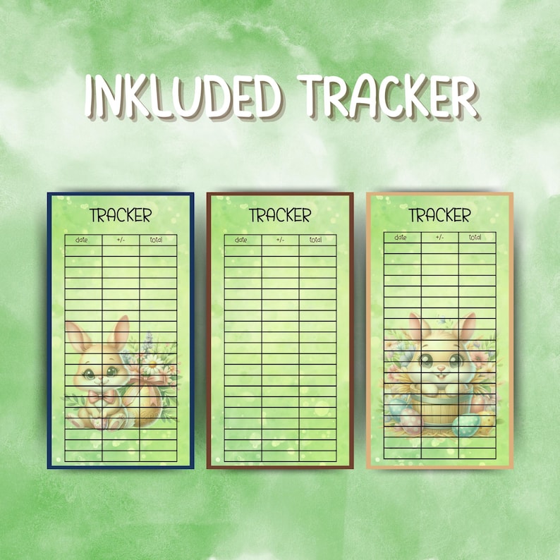 Easter Bunny Savings Challenge Printable Budget Game Fun Money Tracker ...
