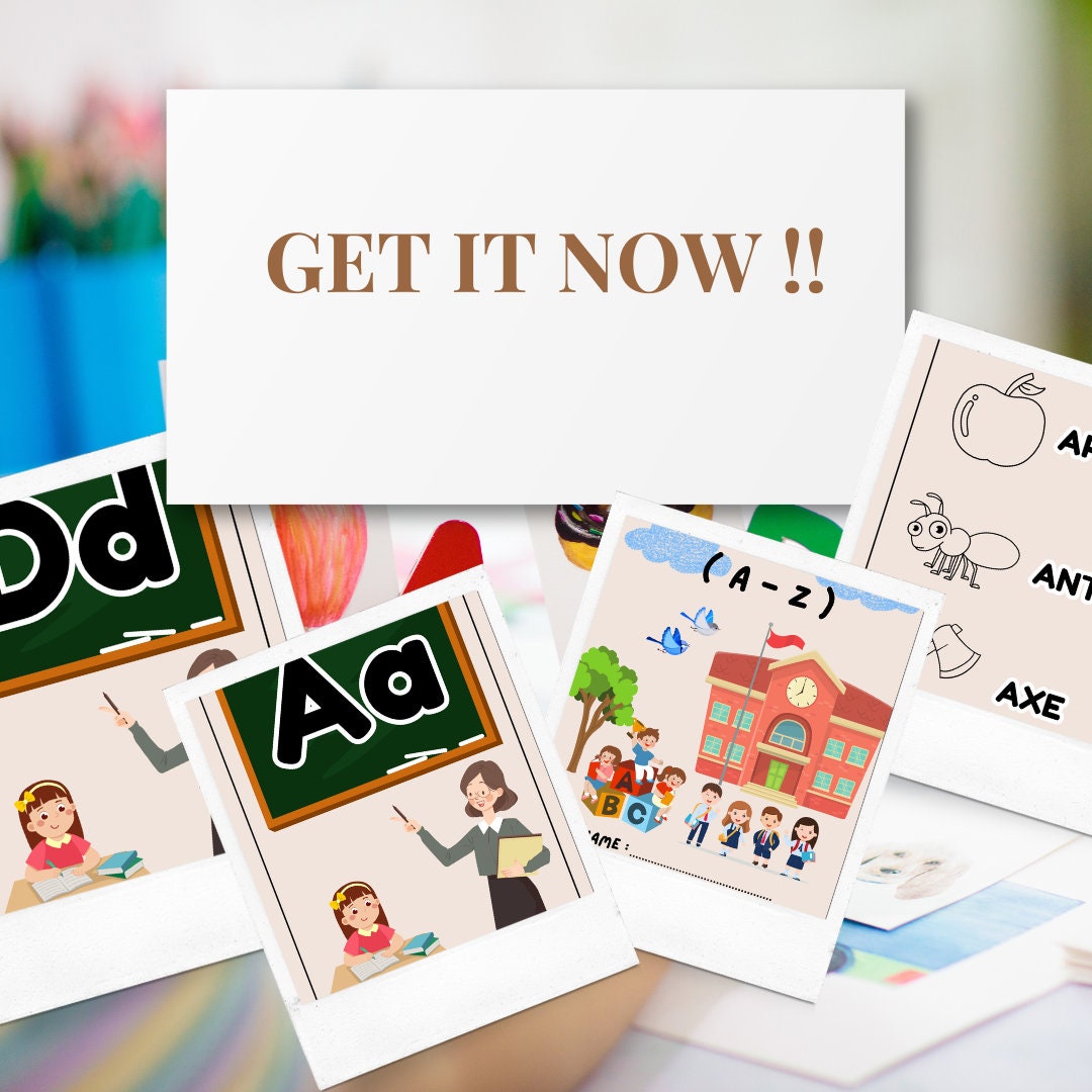 Alphabet Learning Printables for Kids Homeschool Educational Resource ...