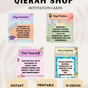 Motivation Cards , Digital Cards Motivation , Motivation for Study Hard ...