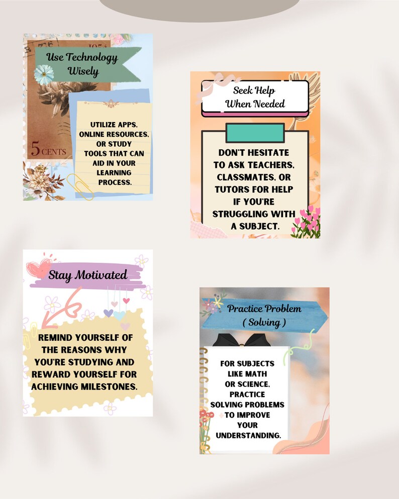 Motivation Cards , Digital Cards Motivation , Motivation for Study Hard ...