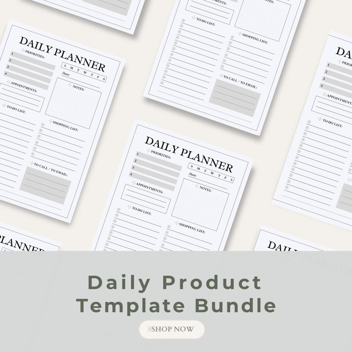 Editable Daily Planner 2024 Printable Daily To-do List Daily Agenda ...