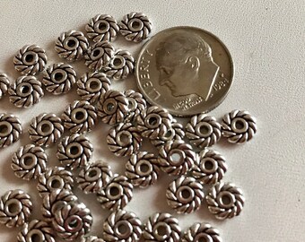 50pcs Small Mini Cat Feline Pet Beads Spacers Antique Silver - Etsy