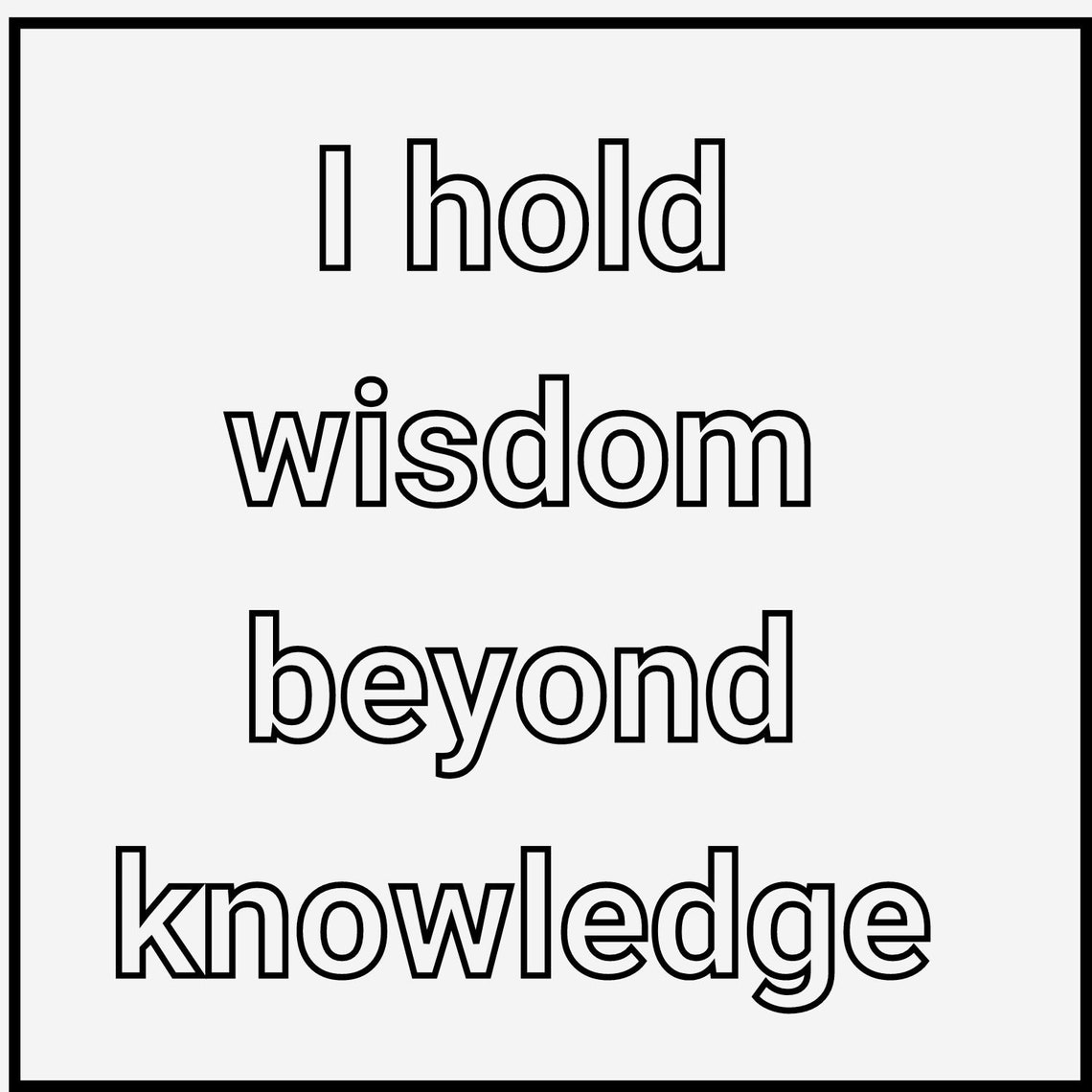 Digital Affirmation Coloring Page printable - Etsy