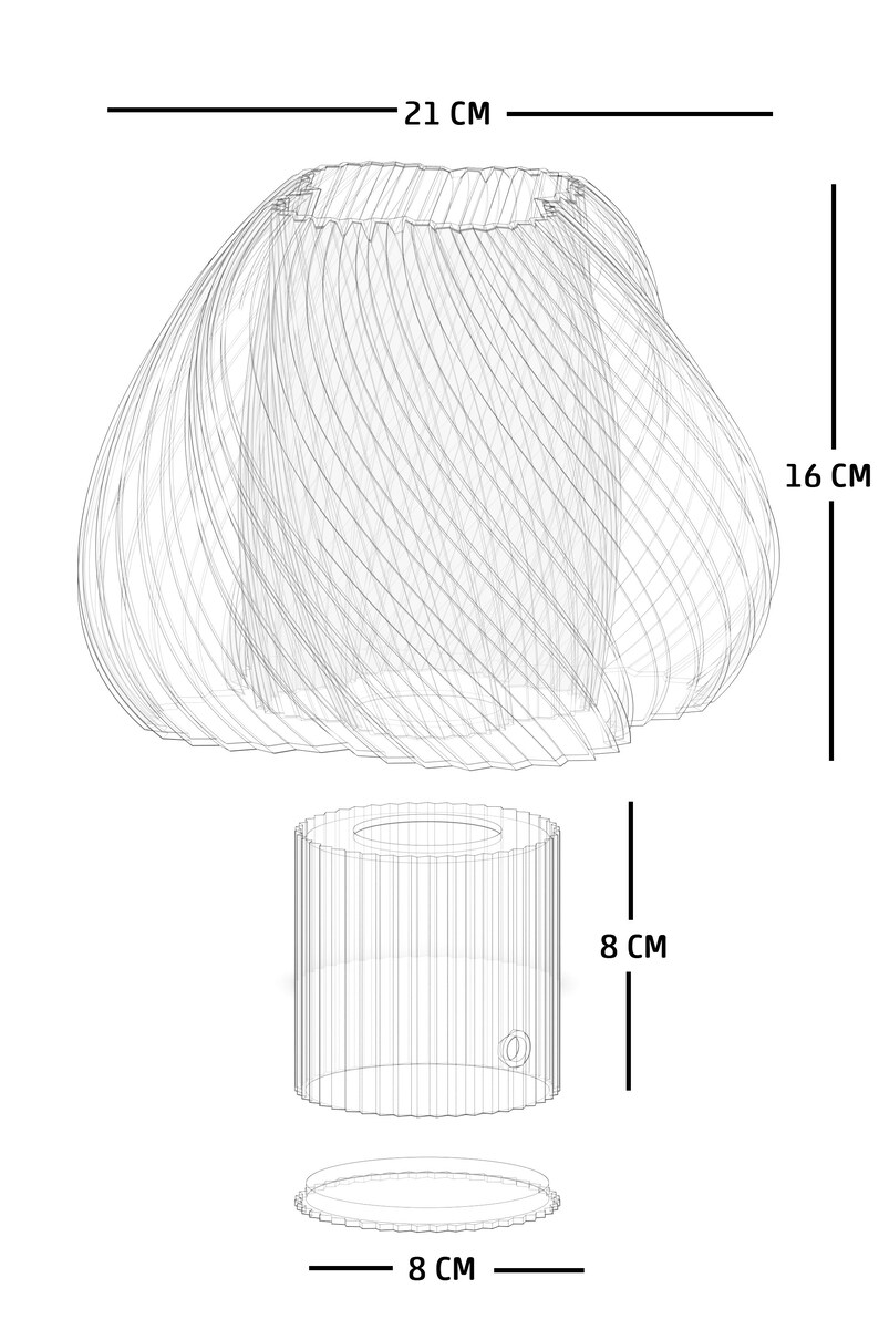 Paris Clarté French Model Modern Decorative 3D Lampshade - Etsy UK