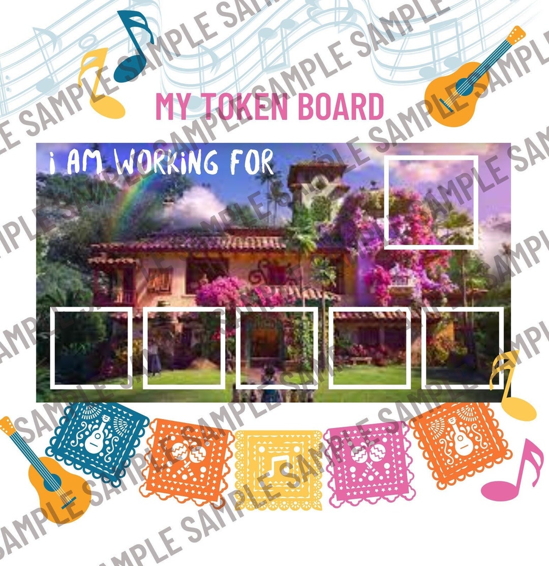 ABA Token Board- Encanto Themed - Etsy