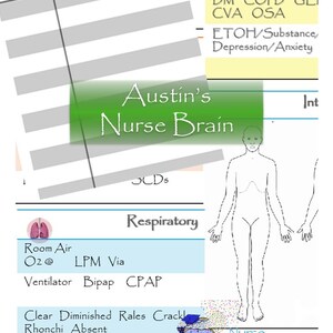 Austin's Med-surg Nurse Brain - Etsy
