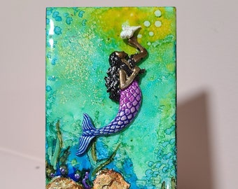 Mermaid Tile - Etsy