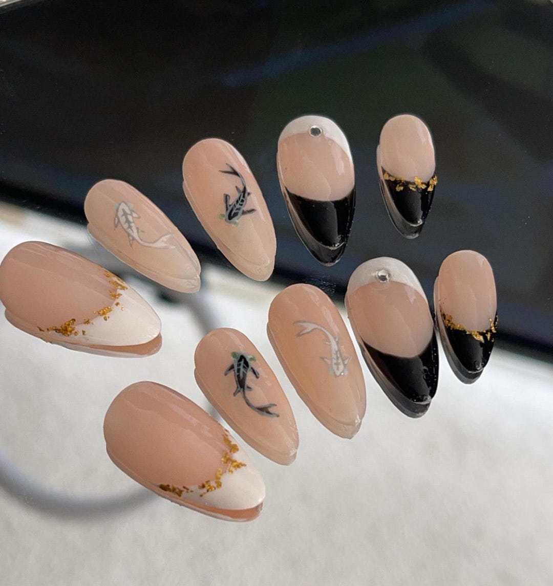 JJK Gojo and Geto Press on Nail Set - Etsy