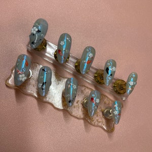 3D Koi Fish Press on Nail Set - Etsy