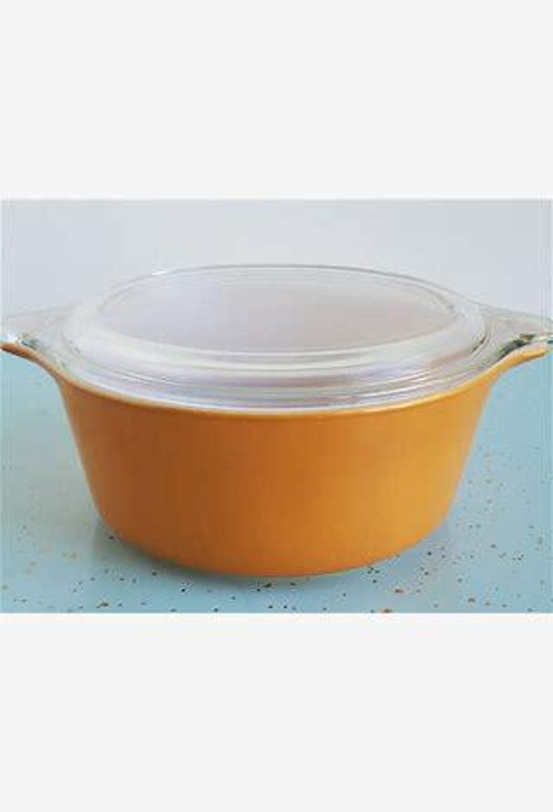 Vintage 471 Pyrex Casserole Dish W/ 470 C-lid Old Orchard Butterscotch ...
