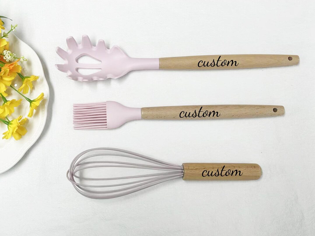 Custom Spaghetti Spoons,engraved Egg Whisk,engraved Personalized ...