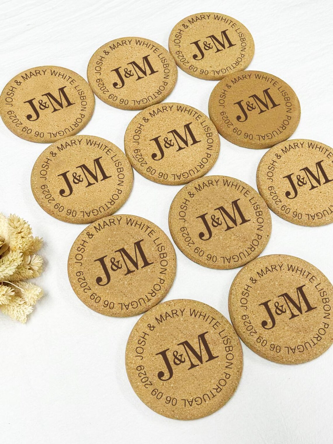 Custom Wood Coasters,personalized Coasters,custom Cork Coasters With ...