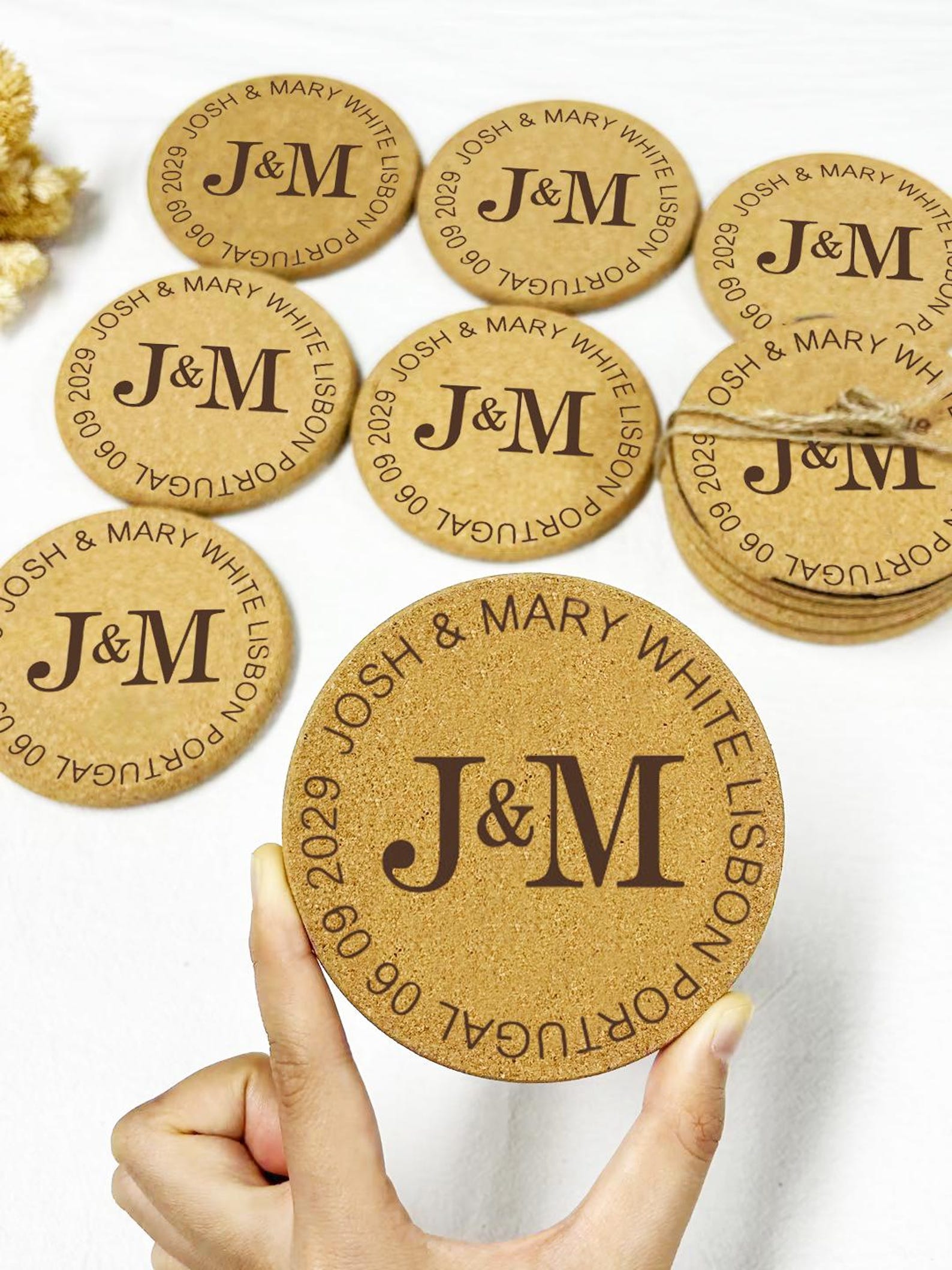 Custom Wood Coasters,personalized Coasters,custom Cork Coasters With ...