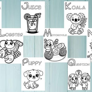 26 Alphabet Coloring Pages 2ver, Alphabet Coloring Pages, for Kids ...