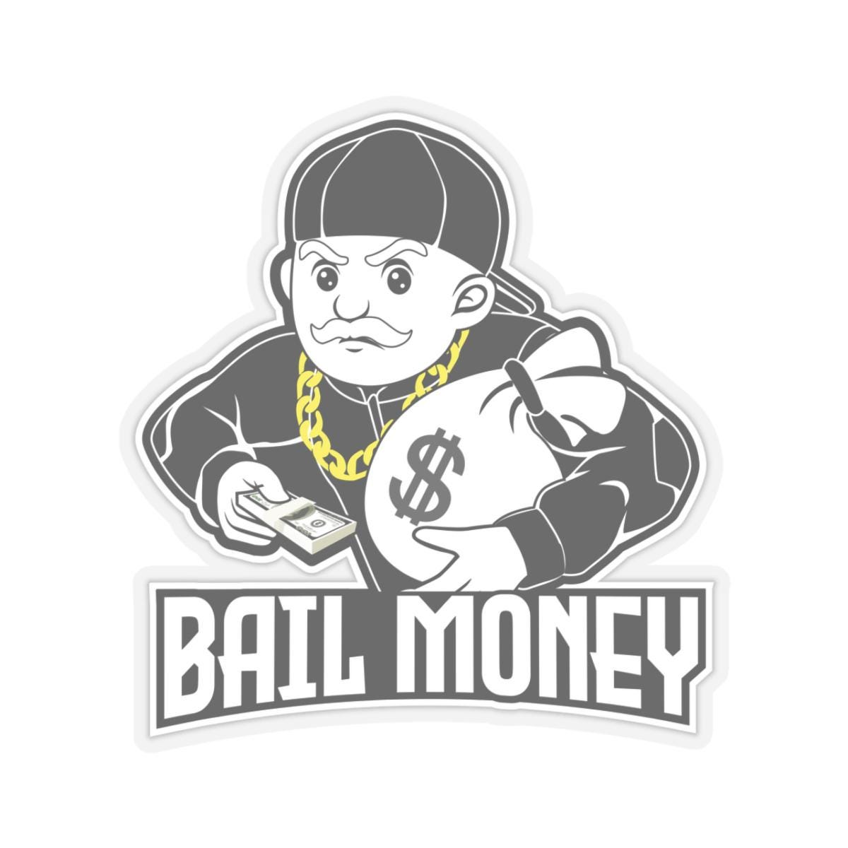 Bail Money Sticker full - Etsy