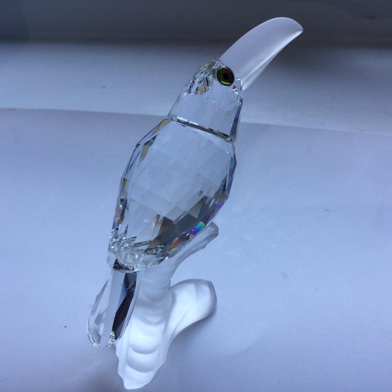 Swarovski Crystal TOUCAN on BRANCH (up in the Trees) #119441 - Etsy