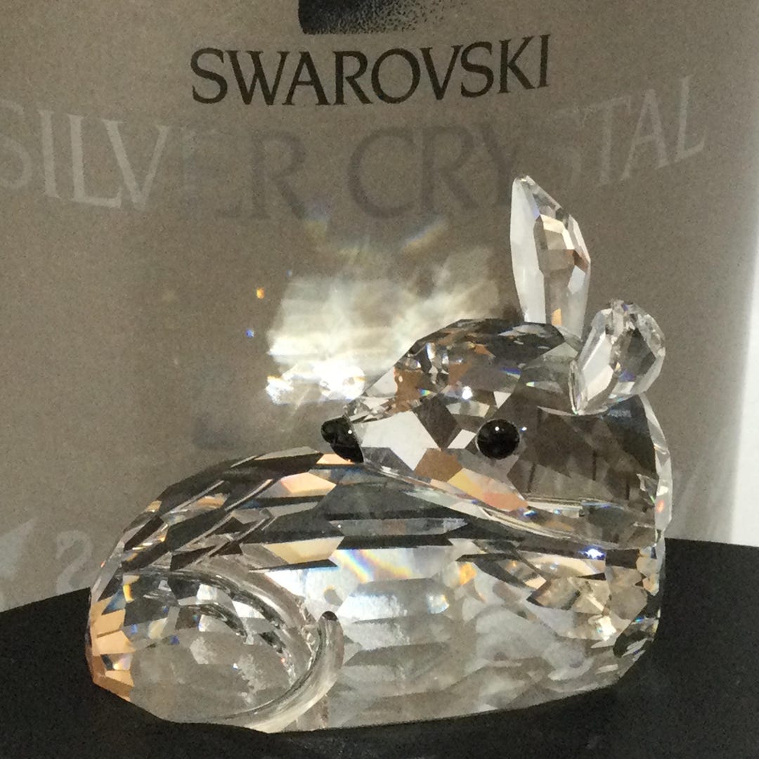 Boxed Swarovski Crystal ROE DEER FAWN 1832715 - Etsy
