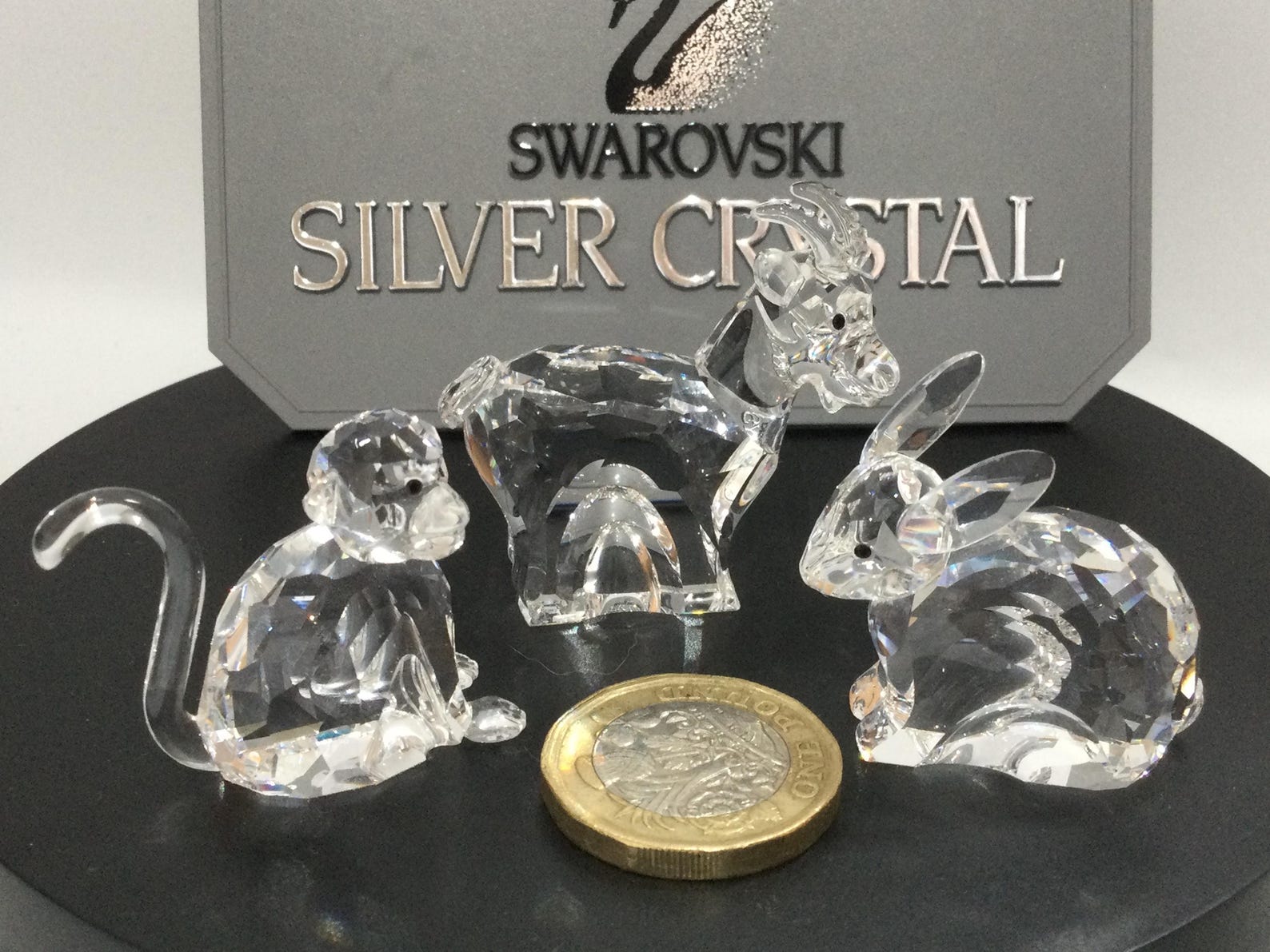 Swarovski Crystal Chinese Zodiac GOAT, MONKEY & RABBIT (sold Separately ...