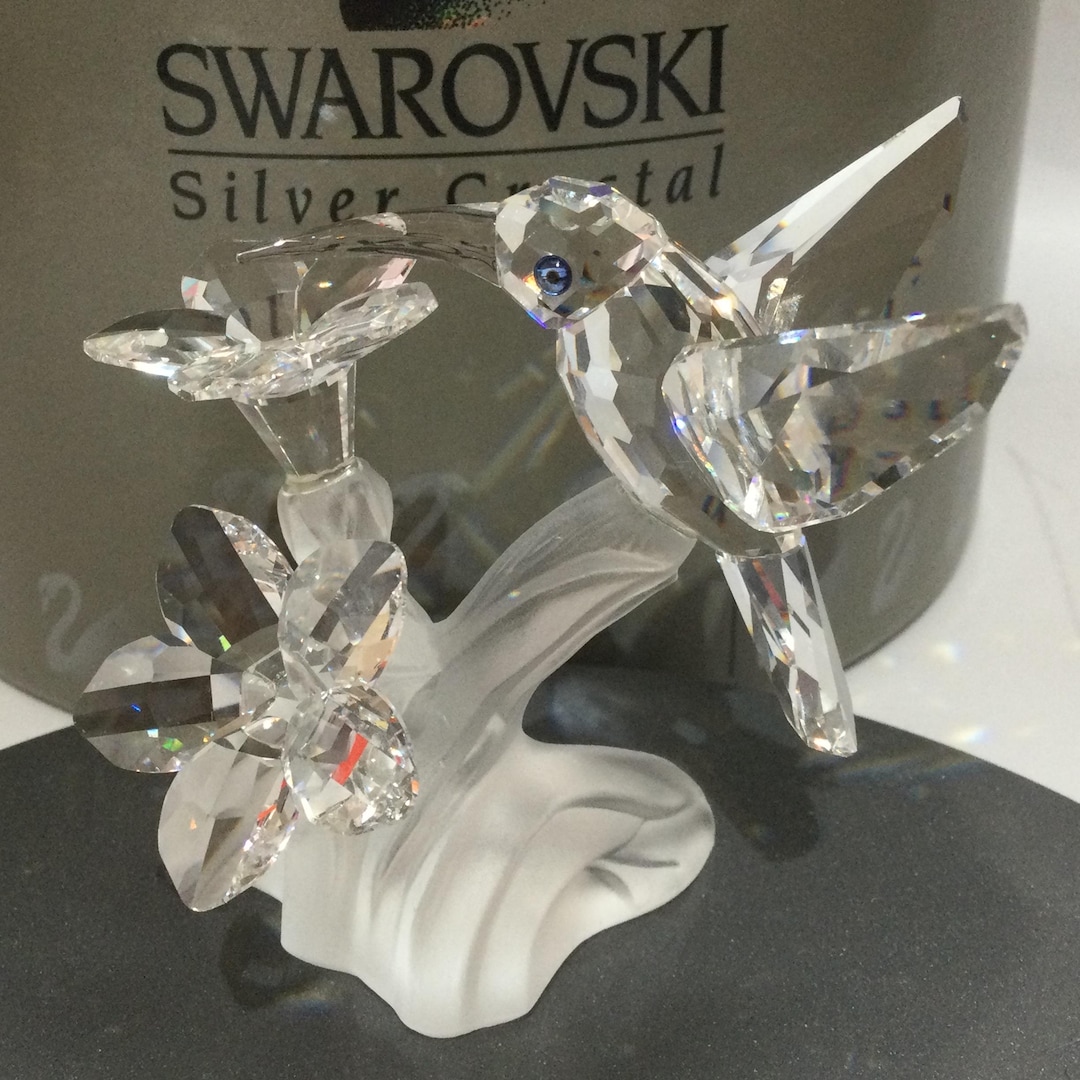 BOXED Swarovski Crystal HUMMINGBIRD # 166184 - Etsy Canada