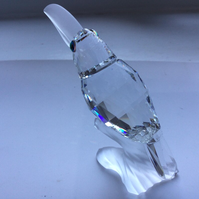 Swarovski Crystal TOUCAN on BRANCH (up in the Trees) #119441 - Etsy