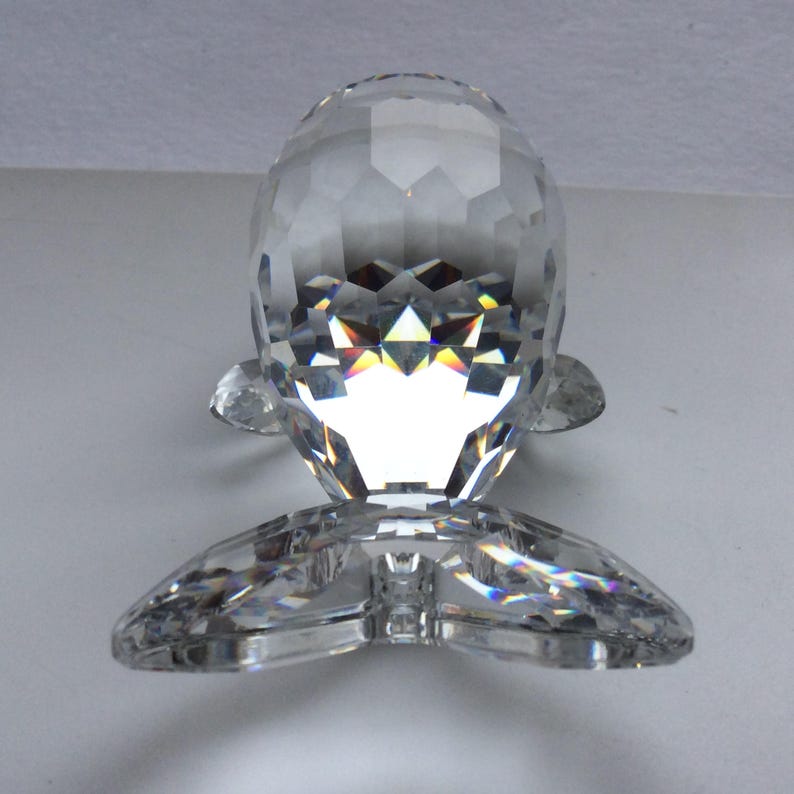 BOXED Swarovski Crystal WHALE SMILEY 014483 / 7628 080 000 - Etsy