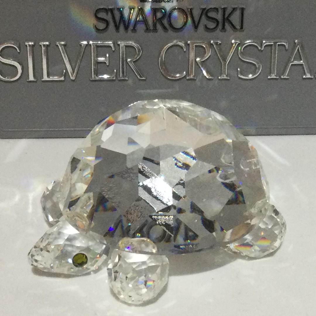 Swarovski Crystal LARGE TURTLE / TORTOISE #010037 - Etsy