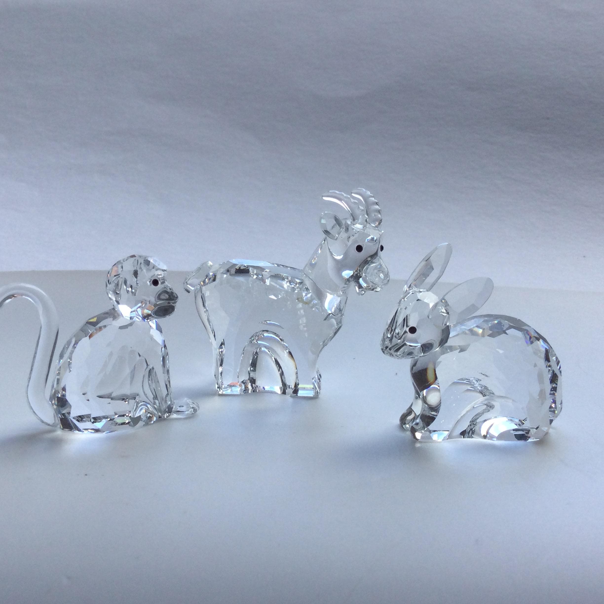 Swarovski Crystal Chinese Zodiac GOAT, MONKEY & RABBIT (sold Separately ...