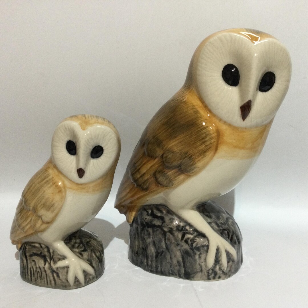 QUAIL Ceramic BARN OWLS (sold Separately) - Etsy