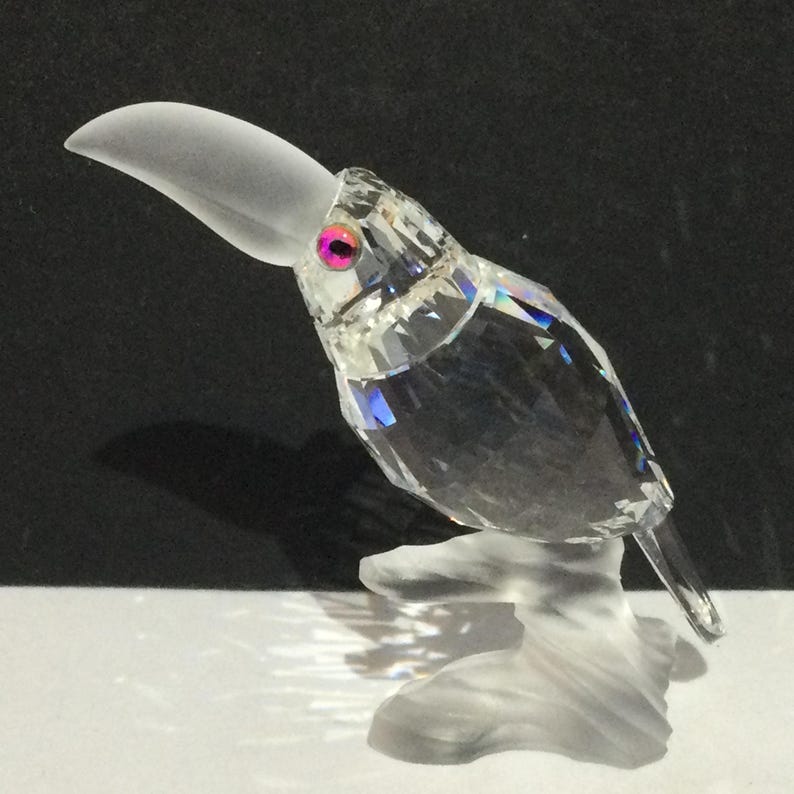 Swarovski Crystal TOUCAN on BRANCH (up in the Trees) #119441 - Etsy