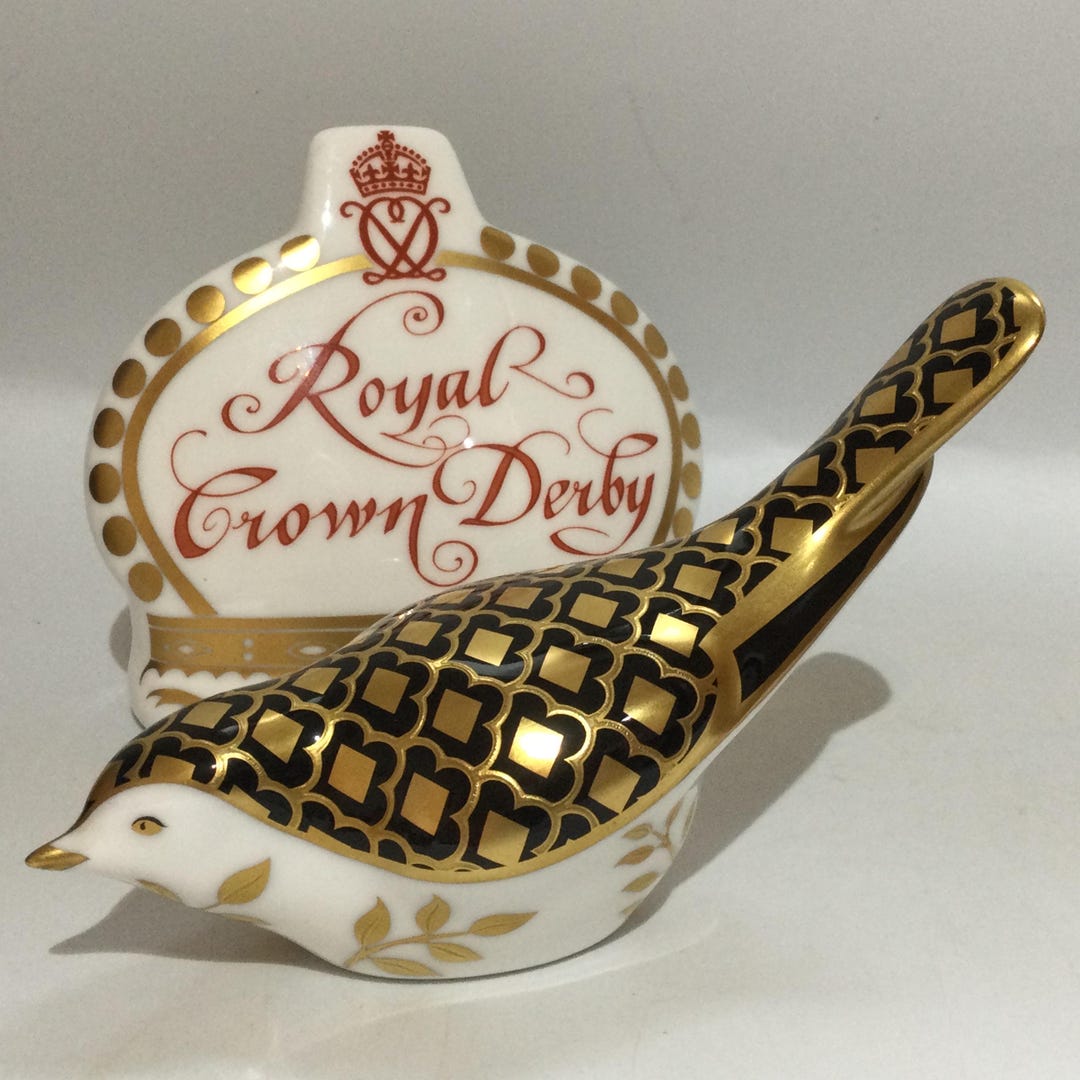 Royal Crown Derby AURA GARDEN BIRD Paperweight - Etsy