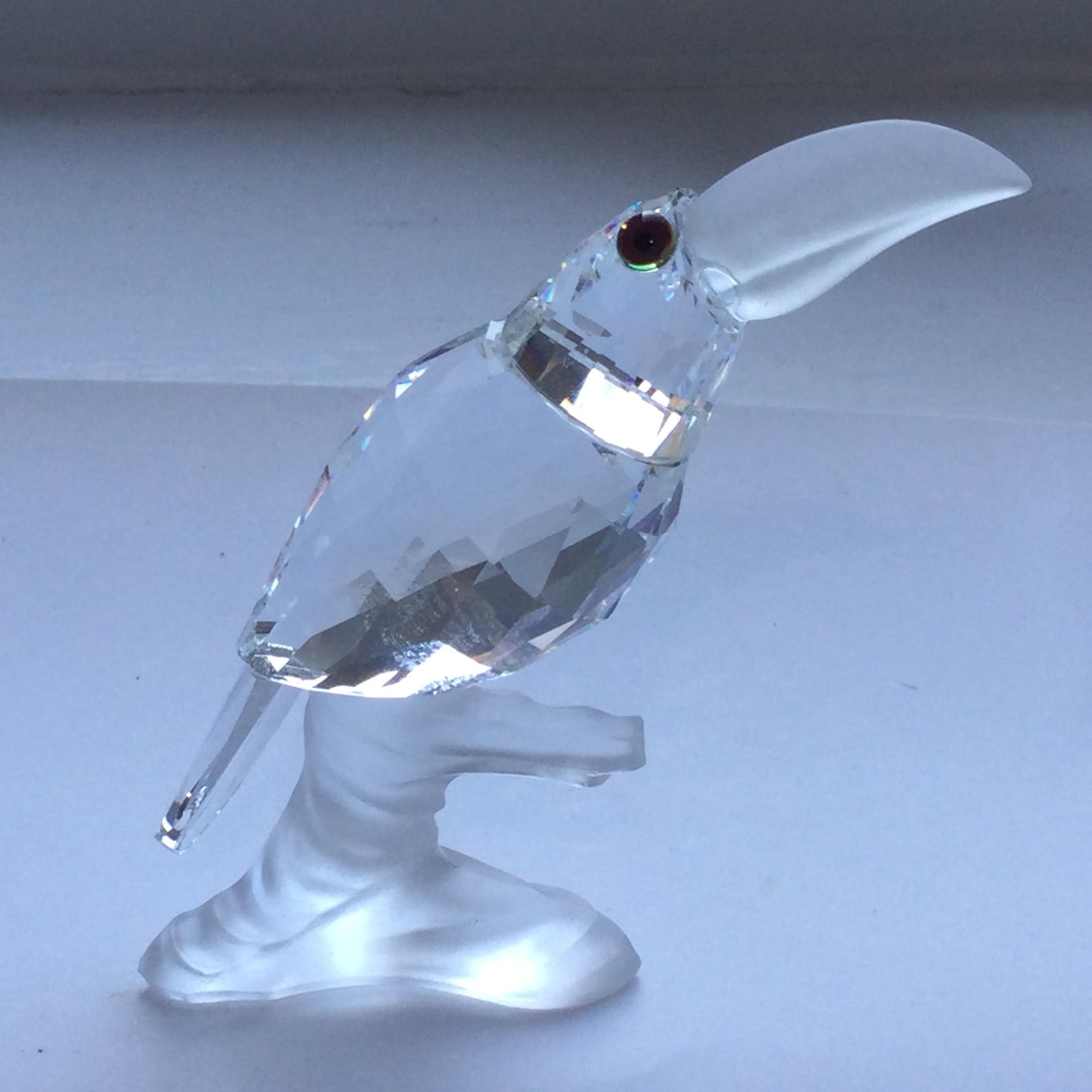 Swarovski Crystal TOUCAN on BRANCH (up in the Trees) #119441 - Etsy