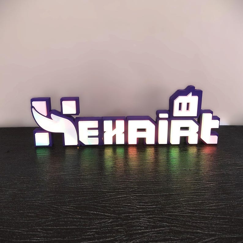 Custom Led Name Sign Twitch Wall Led Sign Personalized Led Twitch Sign ...