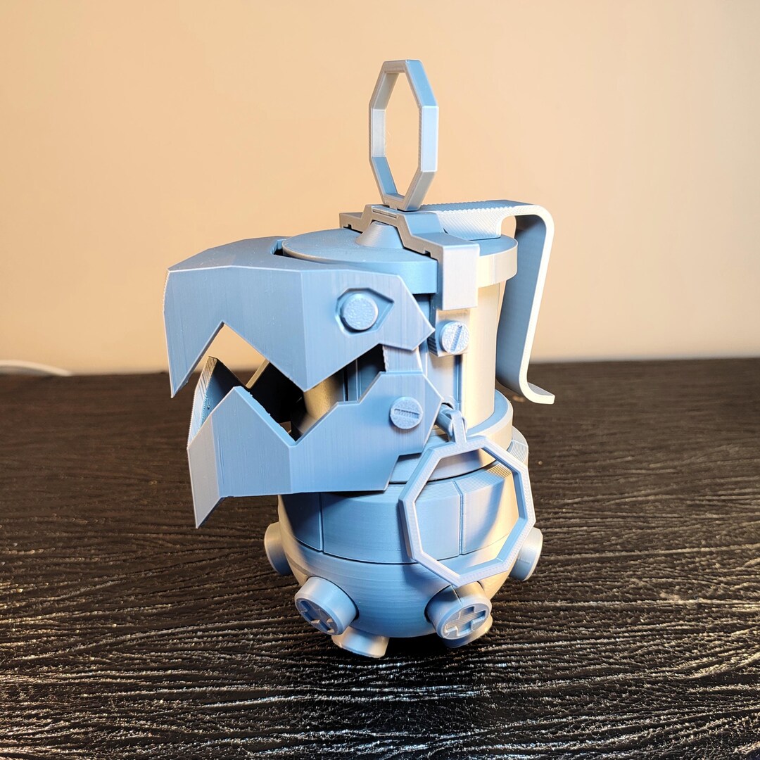 Jinx Grenade Flame Chompers Ready to Paint Arcane Jinx Grenade Fan Made ...