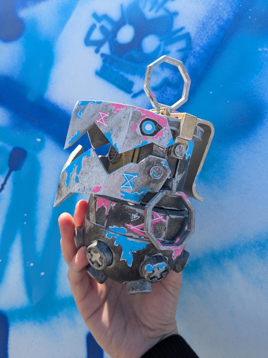 Jinx Flame Chompers Grenade Prop: Arcane League of Legends Fan Art - Etsy