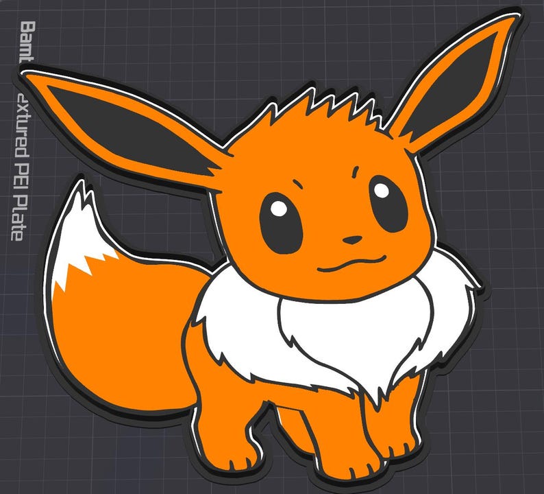 Pokemon Eevee Light Box STL File for 3D Printing (digital Download) - Etsy