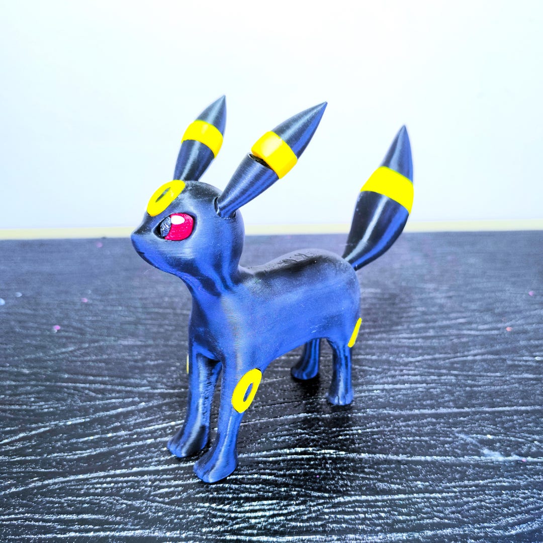 Umbreon Pokemon Colored XL , Gift for Gamers, Man Cave - Etsy