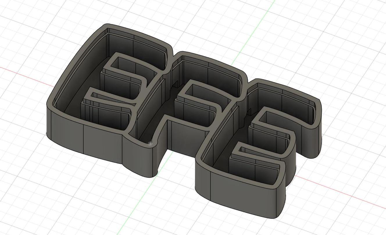 Custom LED Sign - Led Light Box for 3D Printing- Personalised Name Logo ...