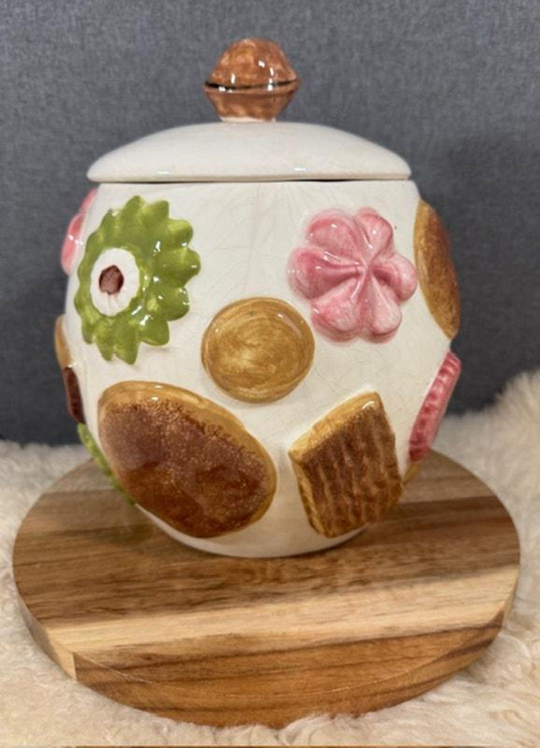 Rare Collectable Napco Cookie Jar cookies All Over - Etsy