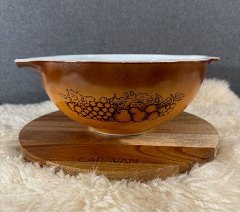 Vintage Pyrex Old Orchard Bowl Set of Four - Etsy