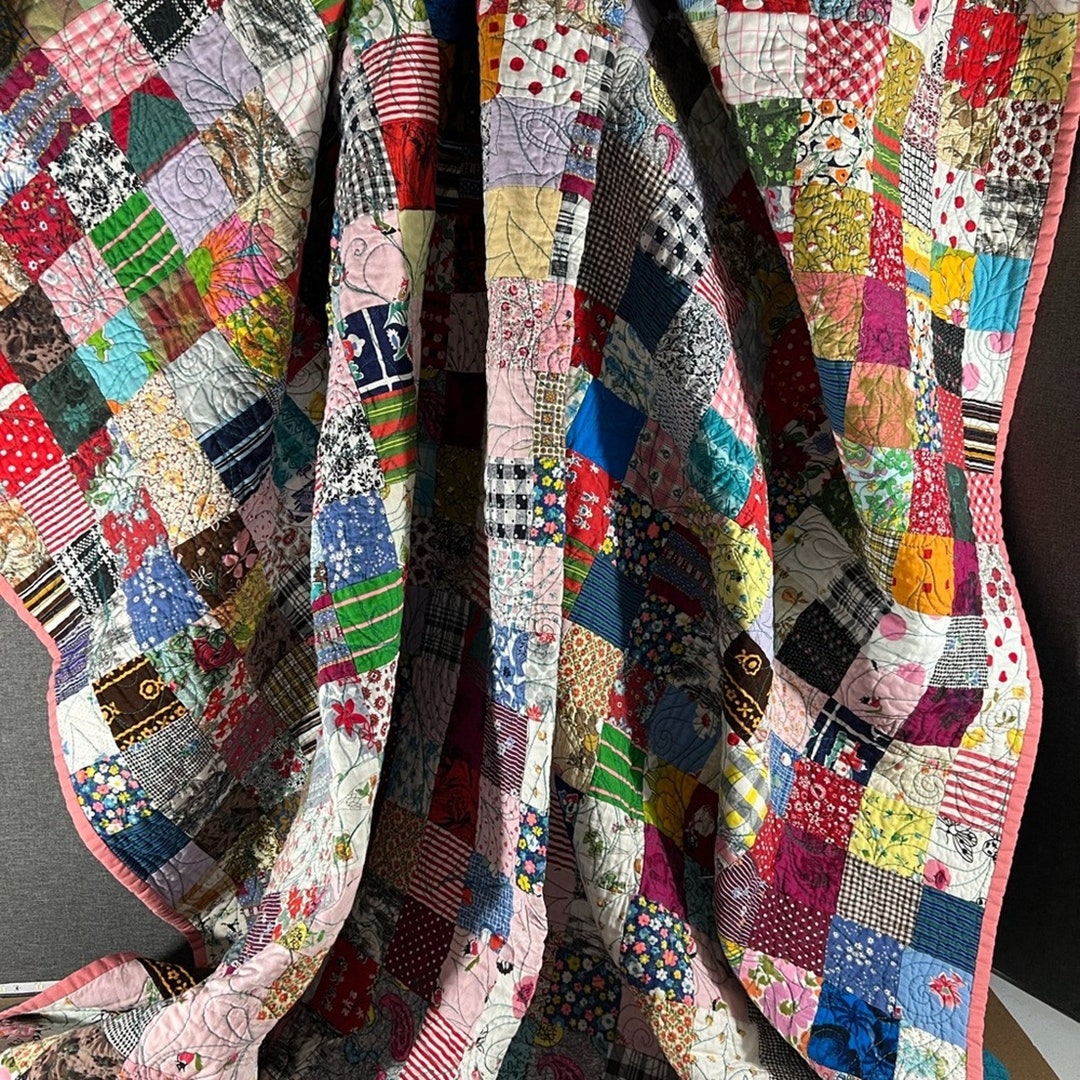 Patchwork Handmade Blanket - Etsy