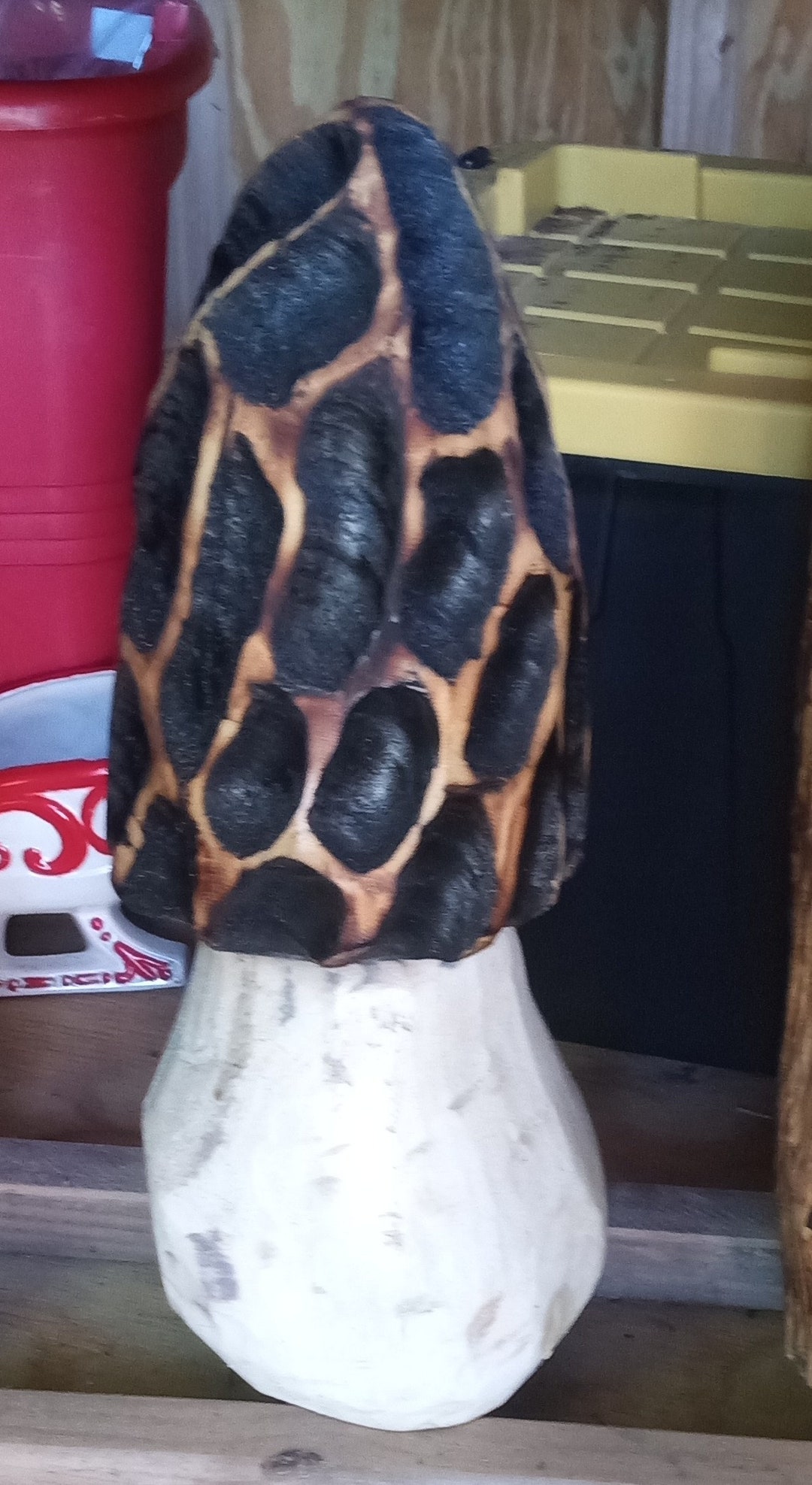 Chainsaw Carved Morel Mushroom 12 - Etsy