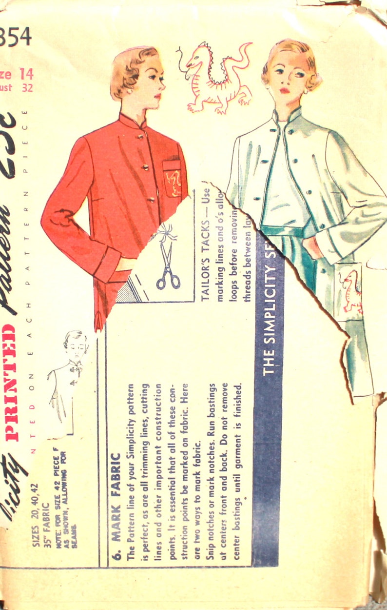 Women's Two Piece Pajama and Coat Bust 32 - Etsy