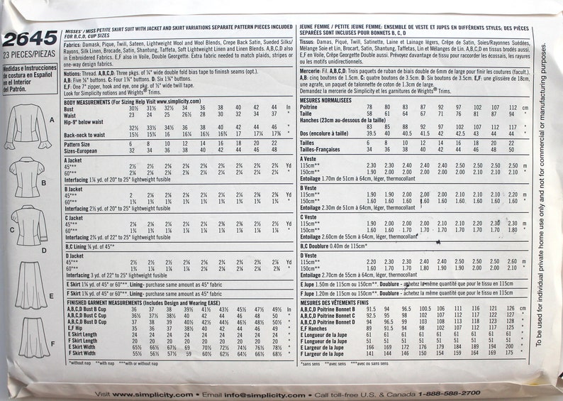 UNCUT Threads Magazine Skirt and Jacket W/ Cute Collar Bust 36-44 ...