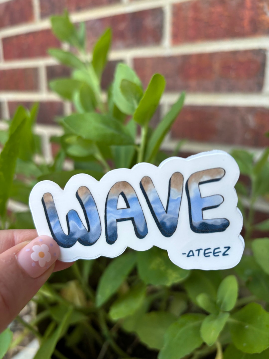 Ateez Wave Sticker // Ateez Sticker // Wave - Etsy