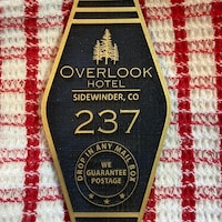 The Shining Overlook Hotel Key Chain Room Number 237 Key Fob Carpet Bag ...