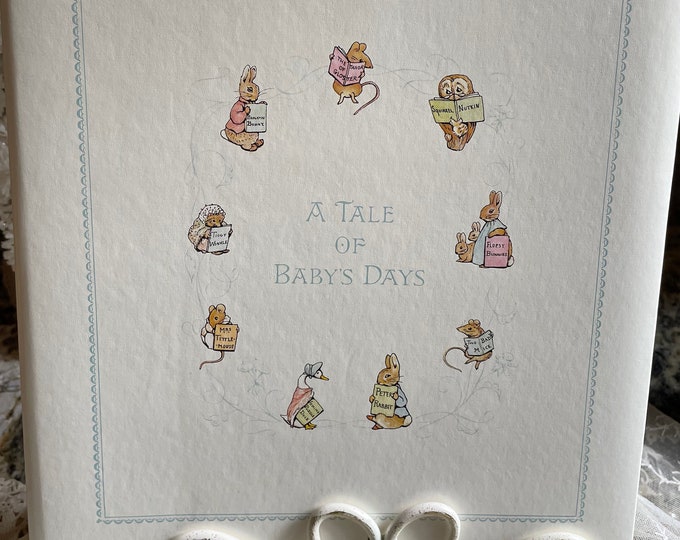 Vintage 1976 Beatrix Potter - A Tale of Baby's Days Memory Book ...