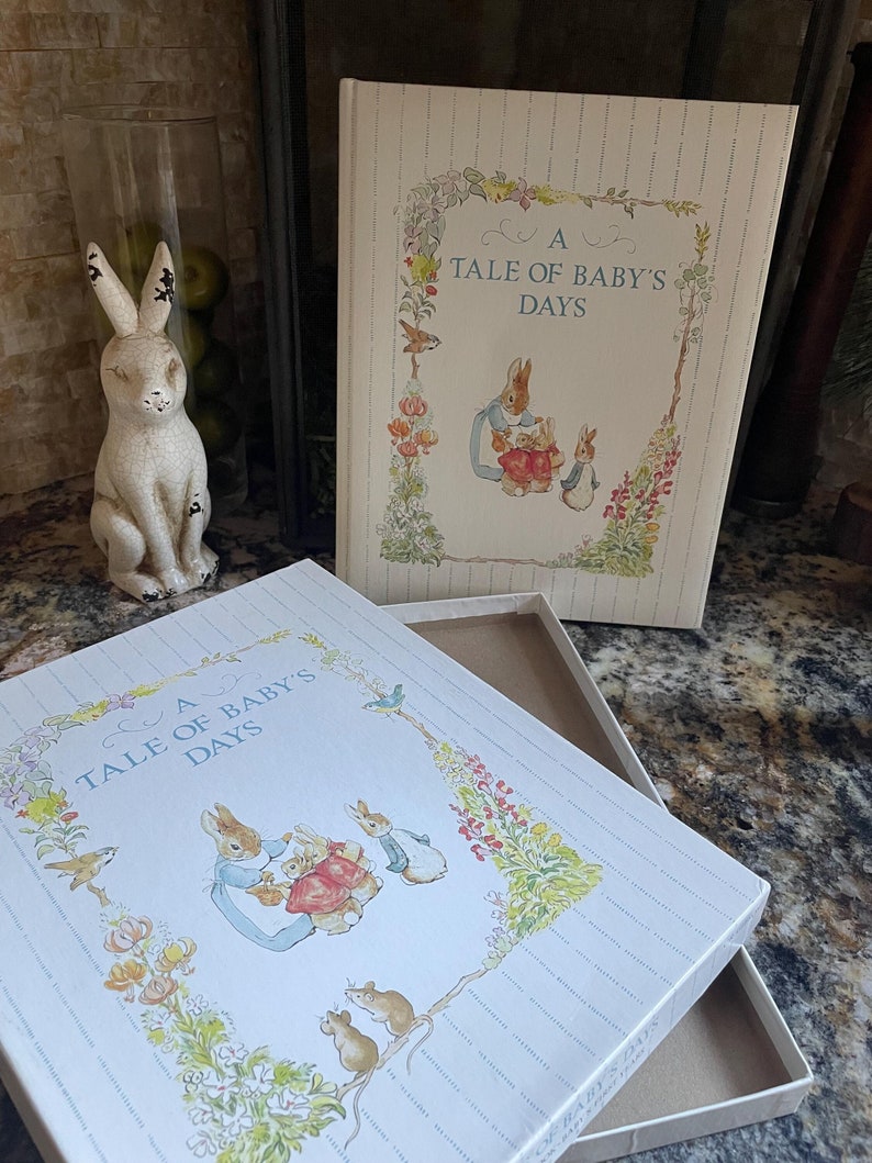 Vintage 1994 Beatrix Potter A Tale of Baby's Days Memory Book Hardcover ...
