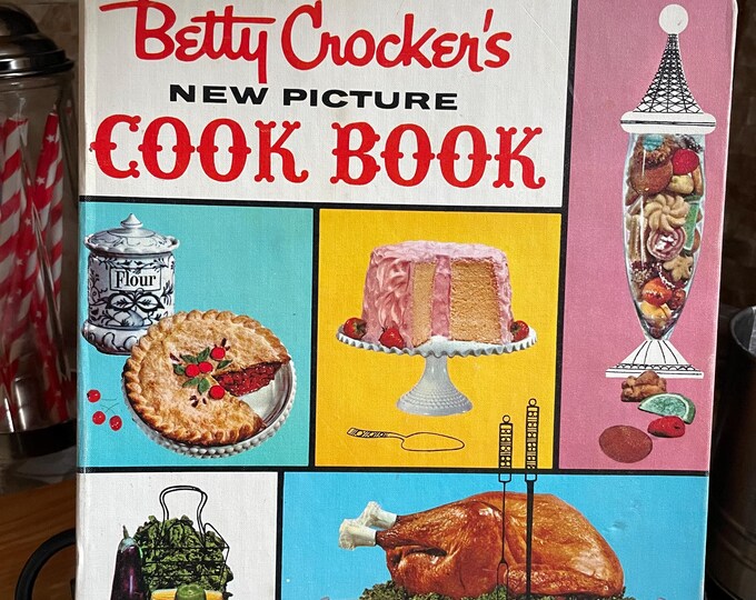 Vintage 1961 Betty Crocker's New Picture Cook Book 1st EDITION 2nd ...