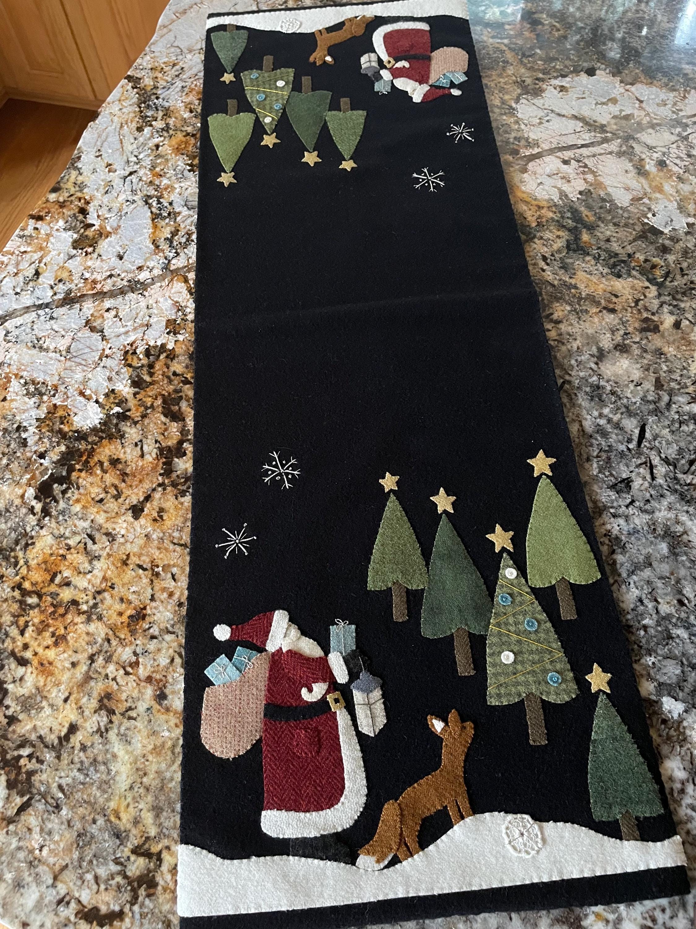 A Walk in December Pattern Only by Nutmeg Hare Winter Christmas Holiday ...